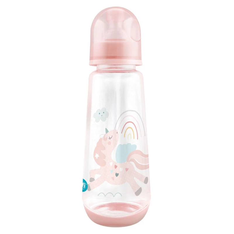 Elfi plastična flašica Super Clear Roze, 250ml