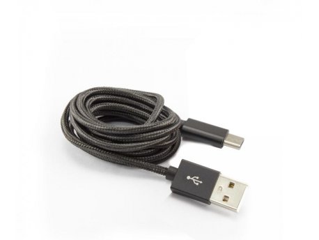 S BOX Kabl USB A - Type C, Fruity 1,5m, Black