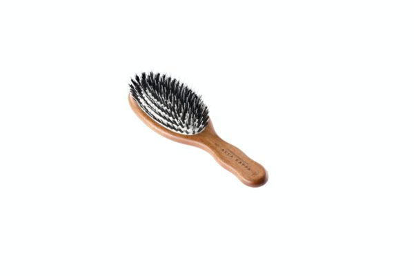 Acca Kappa Pneumatic Mini Oval Brush – Kotibé Wood – Boar Bristles – Četka za održavanje čistoće kose, daje punoću i sjaj