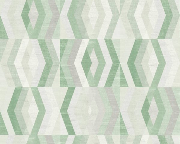 Private Walls Wallpaper «Graphics, Green, Grey» 375335