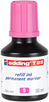 Refil za markere E-T25, 30ml Edding roze