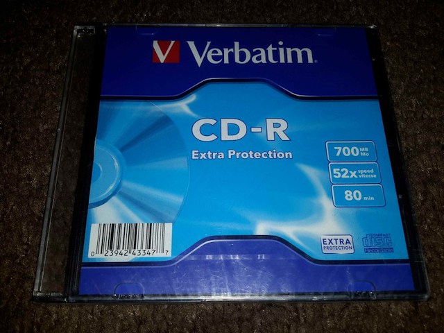 Verbatim CD-R 700/80 52x , U CELOFANU