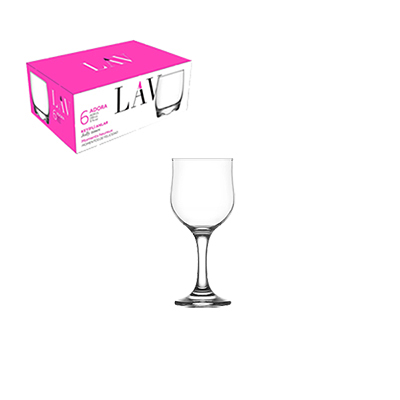 Staklena čaša za vino NEVAKAR557 6/1 Gurallar