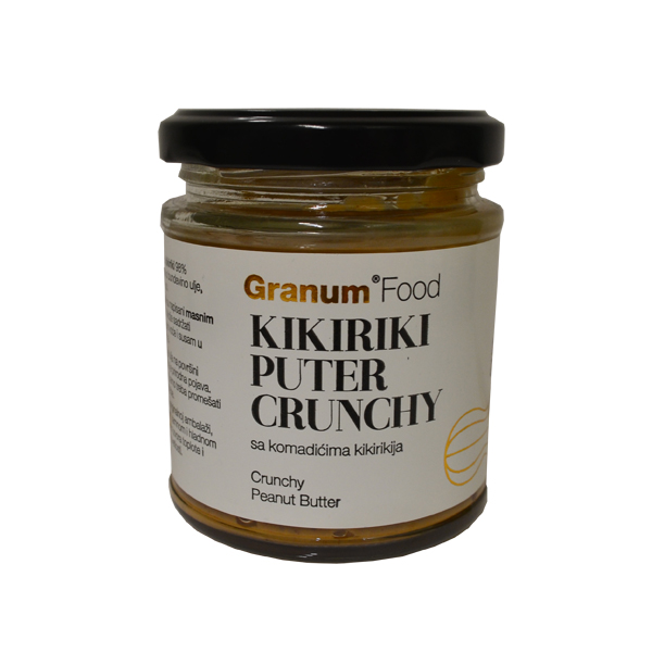 Kikiriki puter crunchy Granum Food 170g