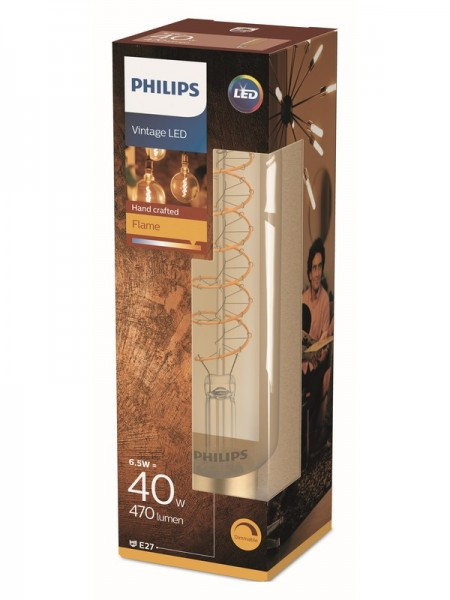 Philips Led Vintage 6,5W(40W) E27 T65 2000K DIM PS707