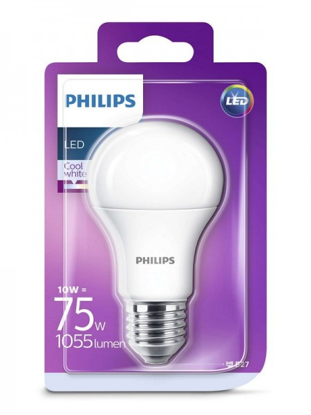 Philips led sijalica 10,5W(75W) E27 CW 230V A60 MAT PS545