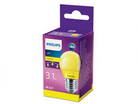 Philips led sijalica u boji 3,1W (25W)E27 P45 ZUTA PS628