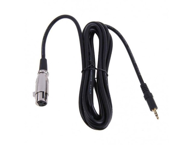 3.5 mm XLR ženski mikrofonski kabl kabal adapter