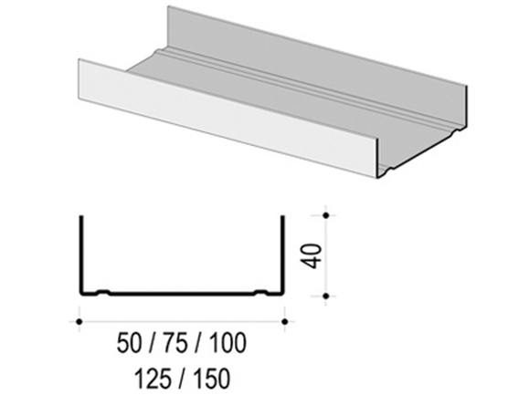 UW PROFIL 5CM 3M