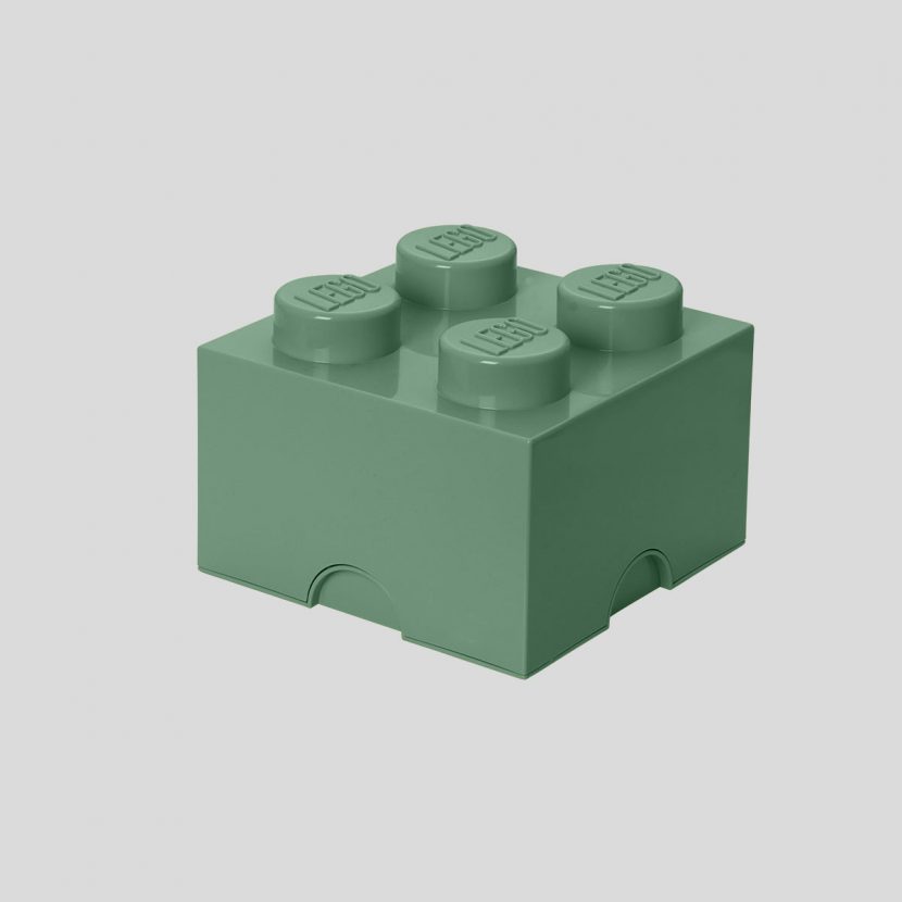 LEGO kutija za odlaganje (4): Peščano zelena