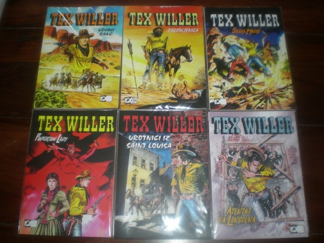 TEX  WILLER  komplet 1 - 17