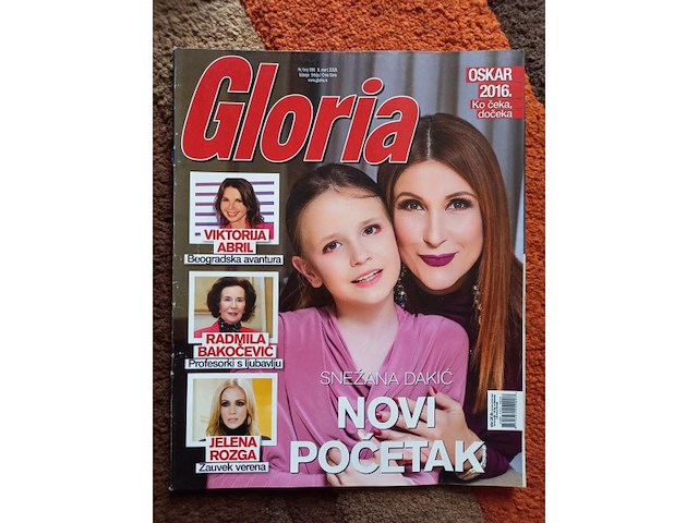 Gloria  br.666  8.mart 2016.
