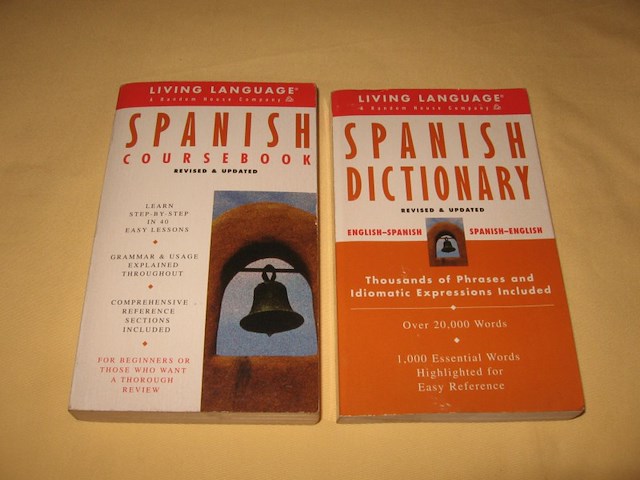 Španski jezik / spanish coursebook, spanish dictionary