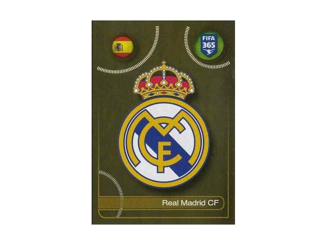 FIFA 365 2017 sličica br.079 ( 79 ) grb Real Madrid
