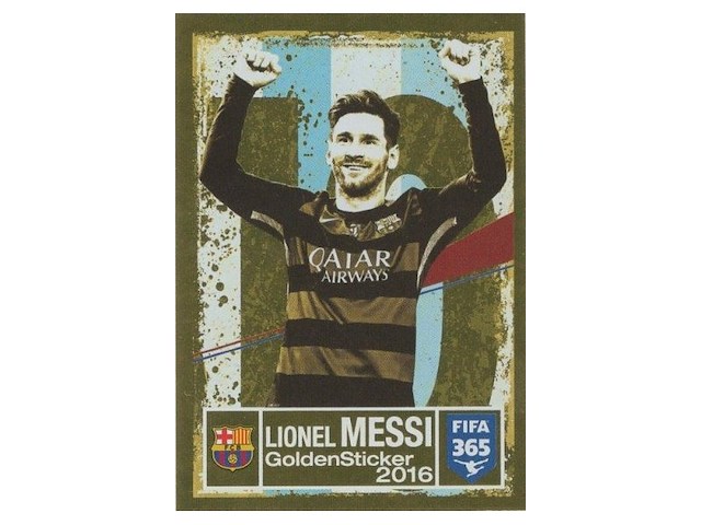 FIFA 365 2017 sličica br.003 ( 3 ) Lionel Messi