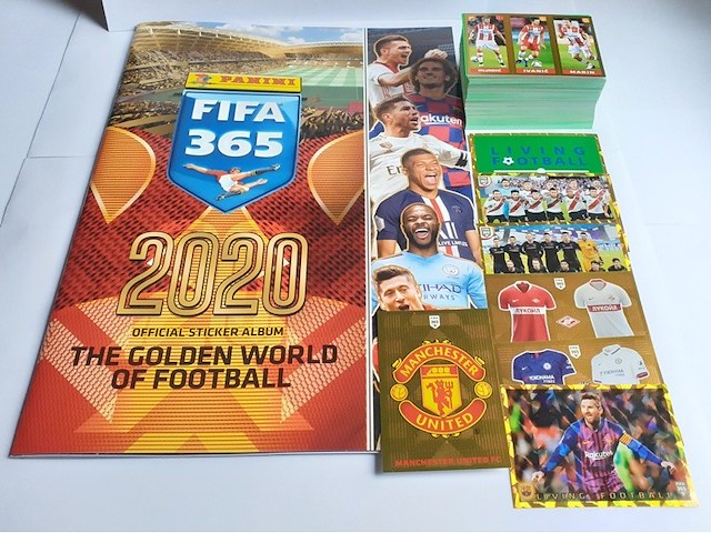FIFA 365 2020 lot od 250 različitih sličica + kolekcion