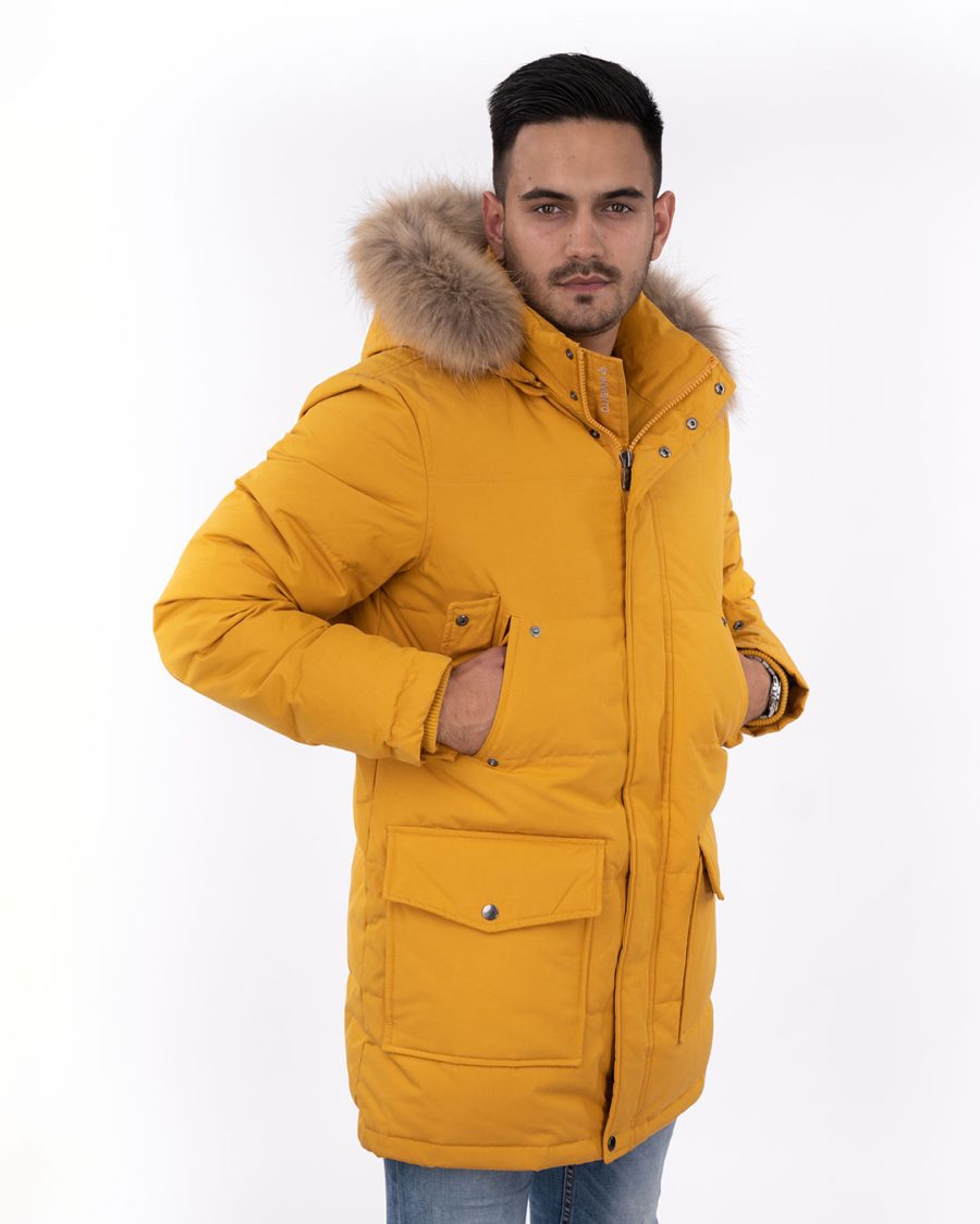 Muška zimska jakna – Sportska i Casual – Invento Harry – Žuta