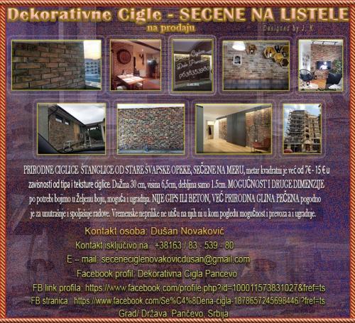 Dekorativne Cigle - SECENE NA LISTELE