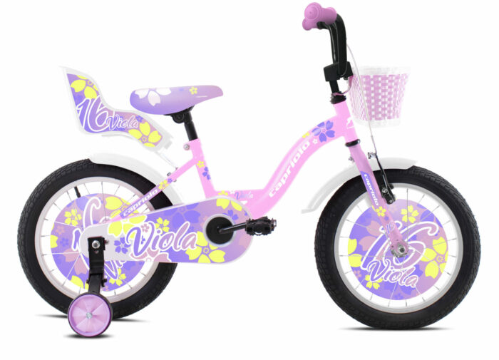 Bicikl Capriolo Viola roze bela 16″ 921112-16