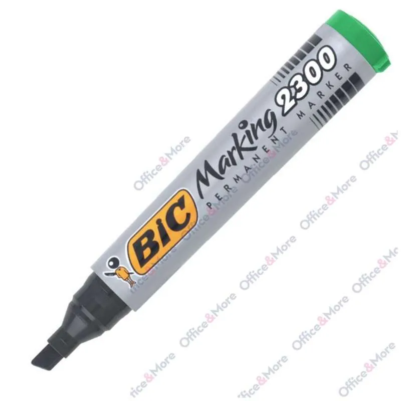 BIC MARKER PERM.KOSI ZELENI 2300