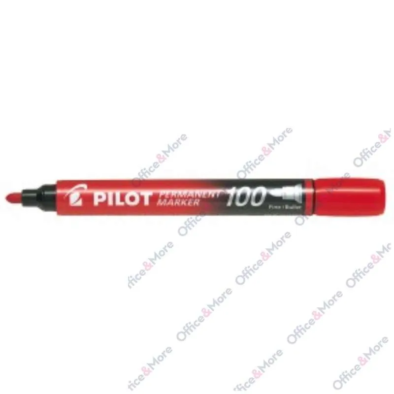 PILOT MARKER PERMANENTNI OBLI CRVENI 100 351110