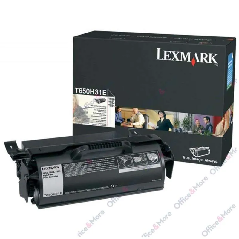 LEXMARK TONER T650H31E BLACK