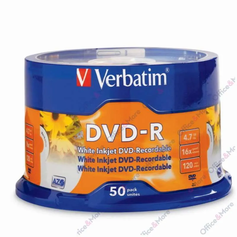 VERBATIM DVD-R 50/1 PRINTABLE 4,7GB 16X