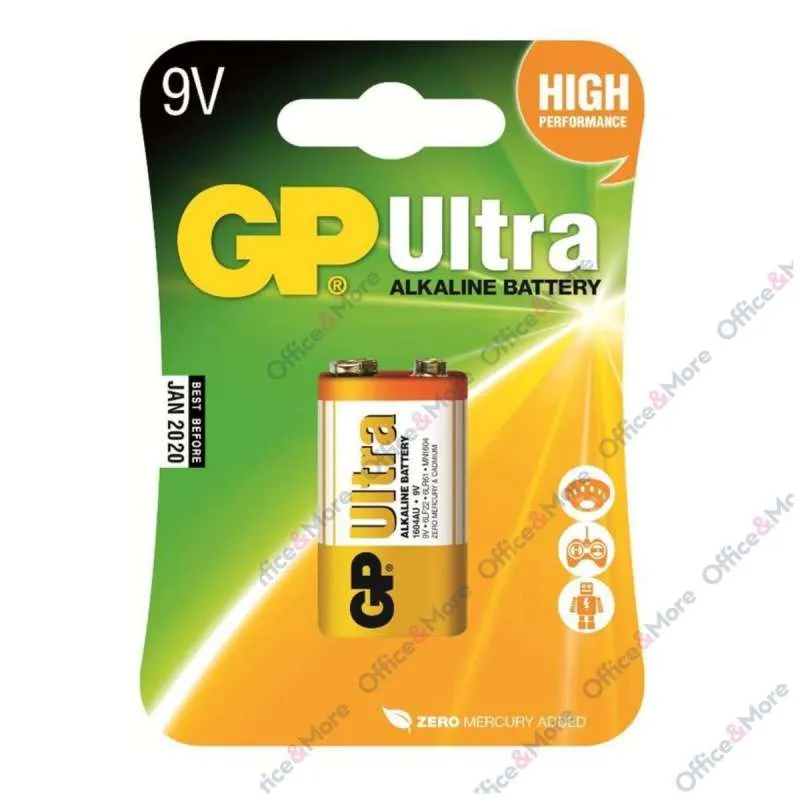 GP BATERIJA ALK. 6LF22U-U1/LR61-9V,pak.1 -20021604