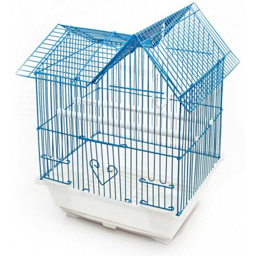 Kavez za ptice plavo beli