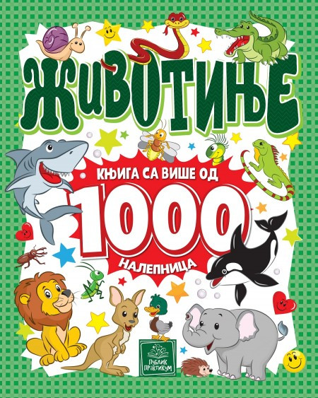 Životinje - knjiga sa više od 1000 nalepnica ( 1146 )