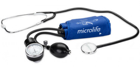 Aneroidni aparat za merenje krvnog pritiska Microlife BP AG1-20, sa stetoskopom