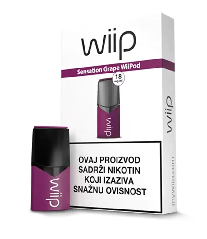 Wiip WiiPod aroma Grožđe Sensation 18 mg/ml
