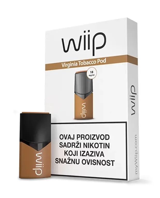 Wiip
WIIPOD VIRGINIA TOBACCO 18 MG/ML