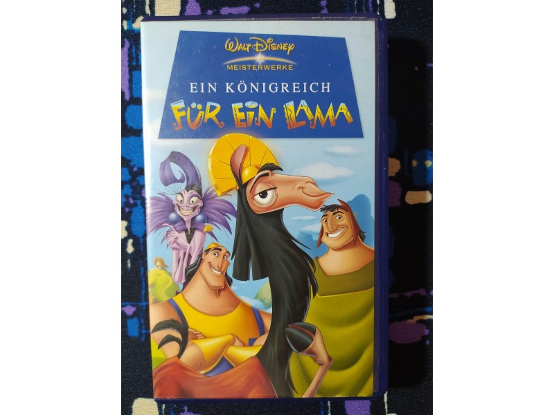 FUR EIN LAMA Walt Disney VHS