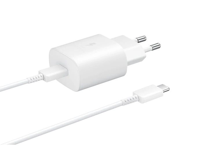 Samsung PD Kućni punjač TYPE-C SUPER FAST 25W EP-TA800 + USB data cable (beli)