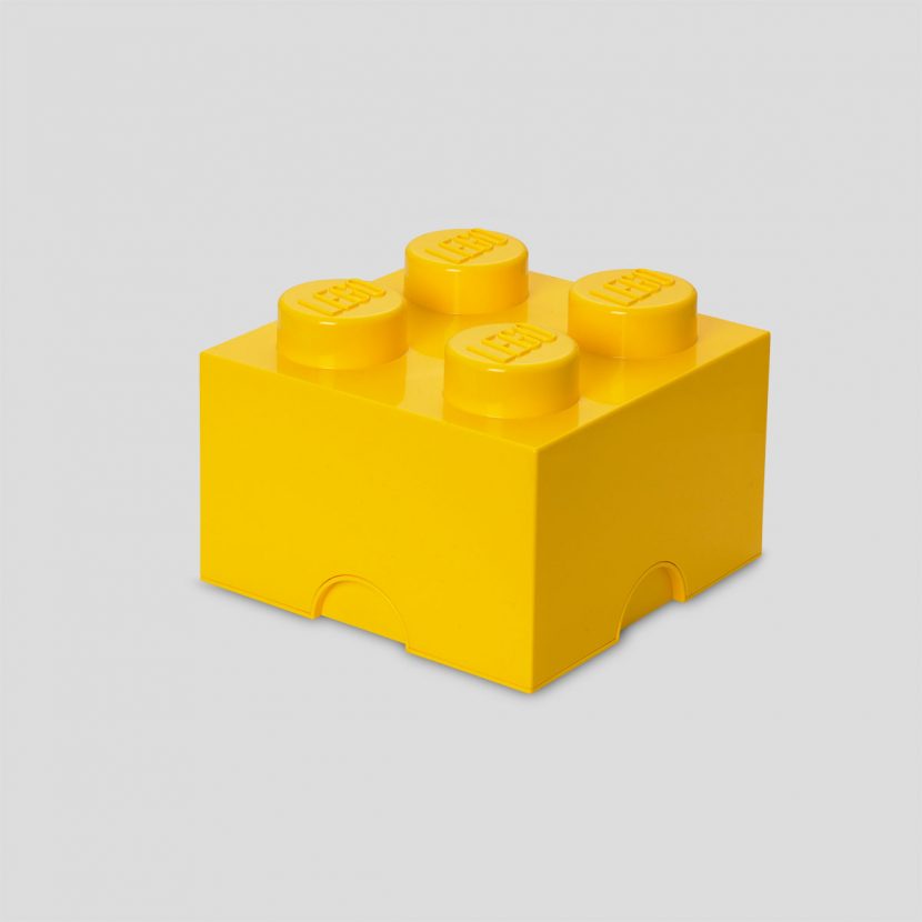 LEGO kutija za odlaganje (4): Žuta