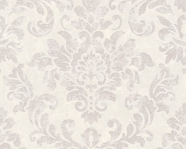 A.S. Création Wallpaper «Baroque, Grey, Pink, White» 374133