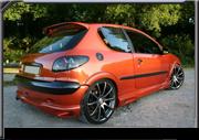 PEUGEOT 206 - krovni spojler -