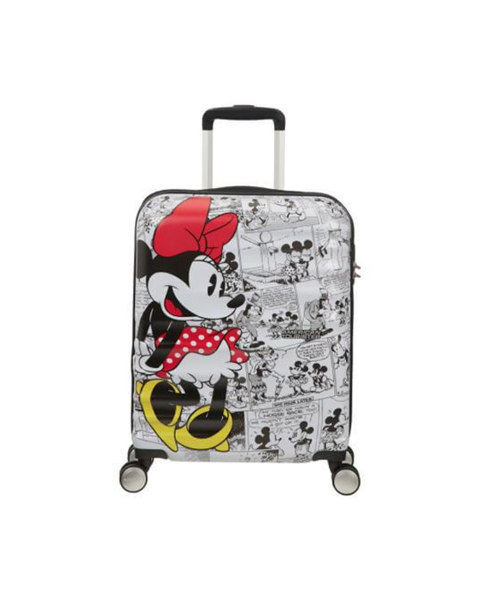 KOFER MINNIE COMICS MEDIUM WHITE TROLLEY American Tourister