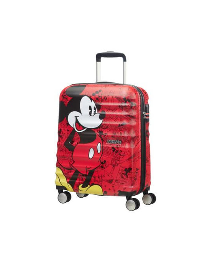 KOFER MICKEY COMICS SMALL RED TROLLEY American Tourister