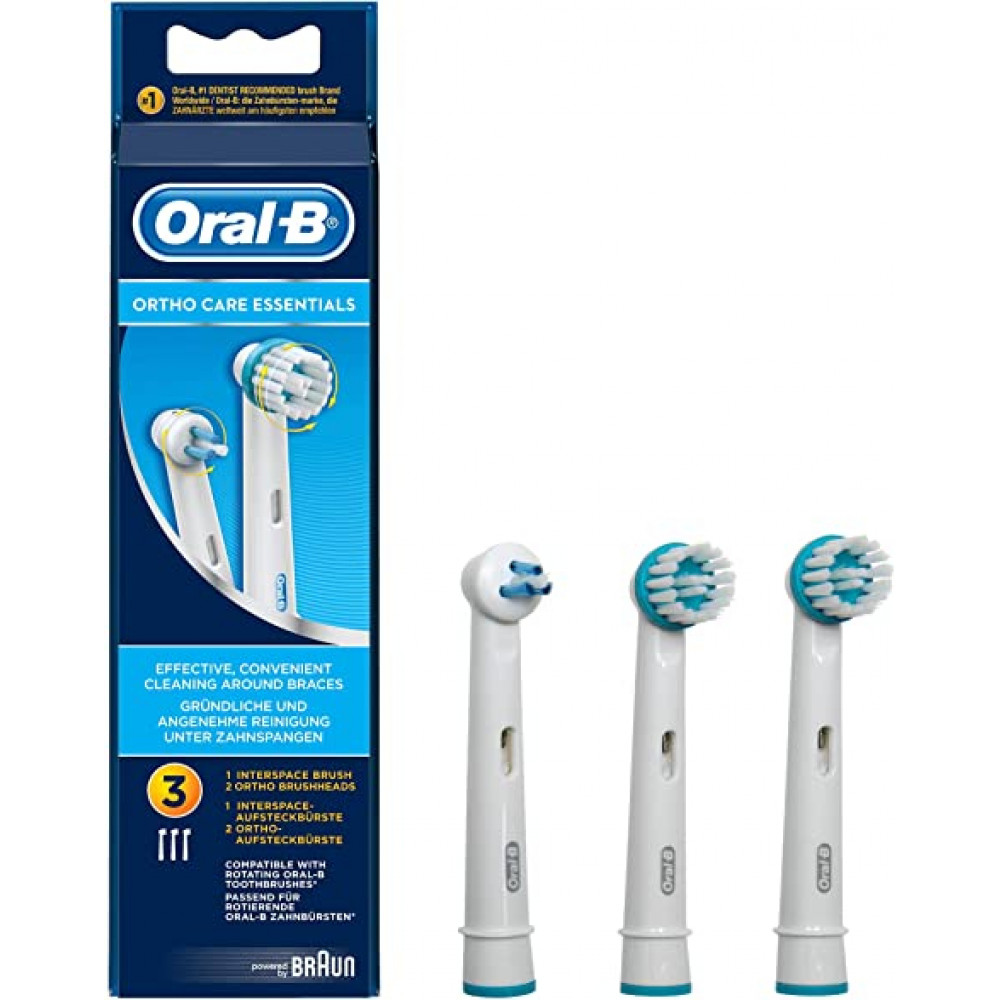 ORAL B REFILLS ORTHO KIT ESSENTIALS 3 PC 500454 *I