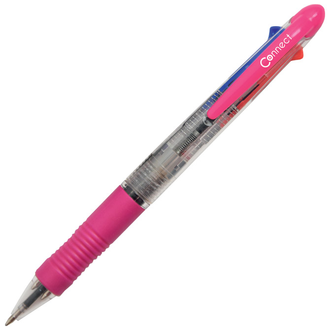 Olovka hemijska trobojna Connect 17948 roze