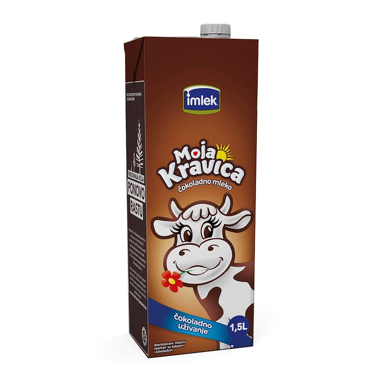 Moja Kravica mleko čokoladno 1% 1.5l tb moja kravica