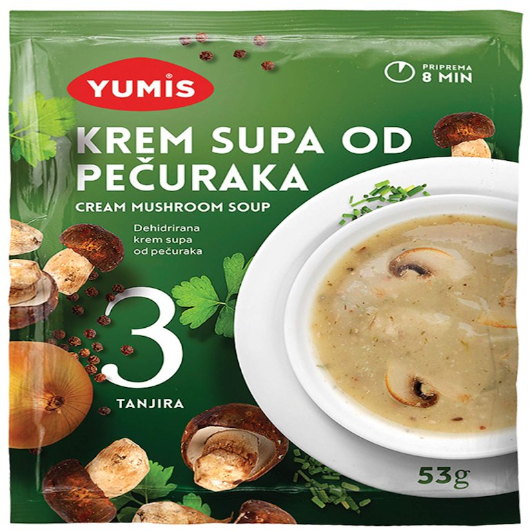 Yumis krem supa od pečuraka u kesici 53 g Yumis