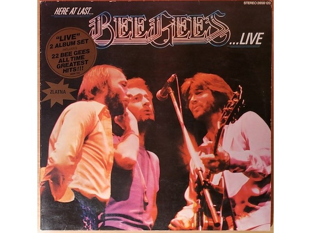 2LP BEE GEES - Here At Last - Live (1978) MINT ploče