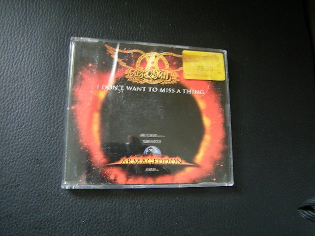 CD - AEROSMITH - I dont want to miss a thing - MAXI SIN