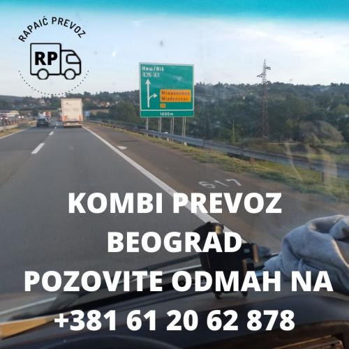 Kombi prevoz Beograd – Prevoz i selidbe Rapaić