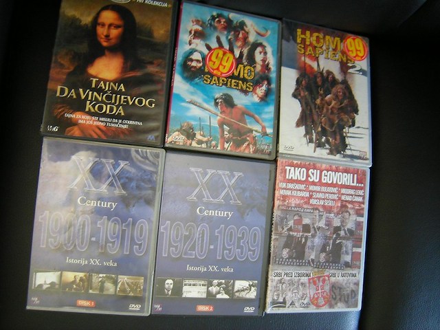 DVD - LOT DOKUMENTARACA + POKLONI