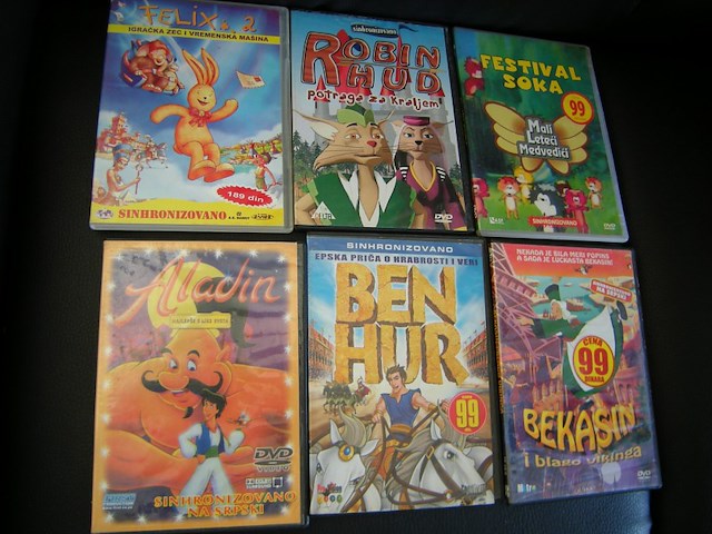 DVD - LOT CRTAĆA + POKLONI