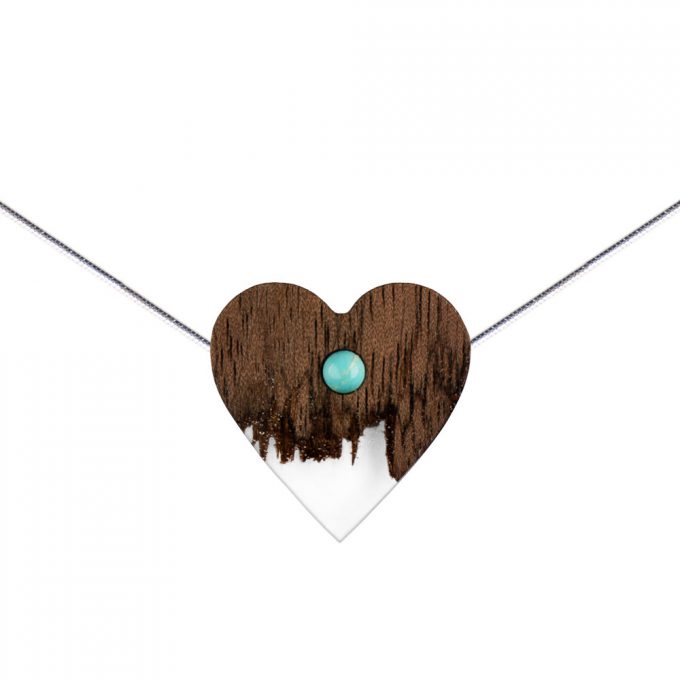 Drvena ogrlica – Horizonti mašte – Srce